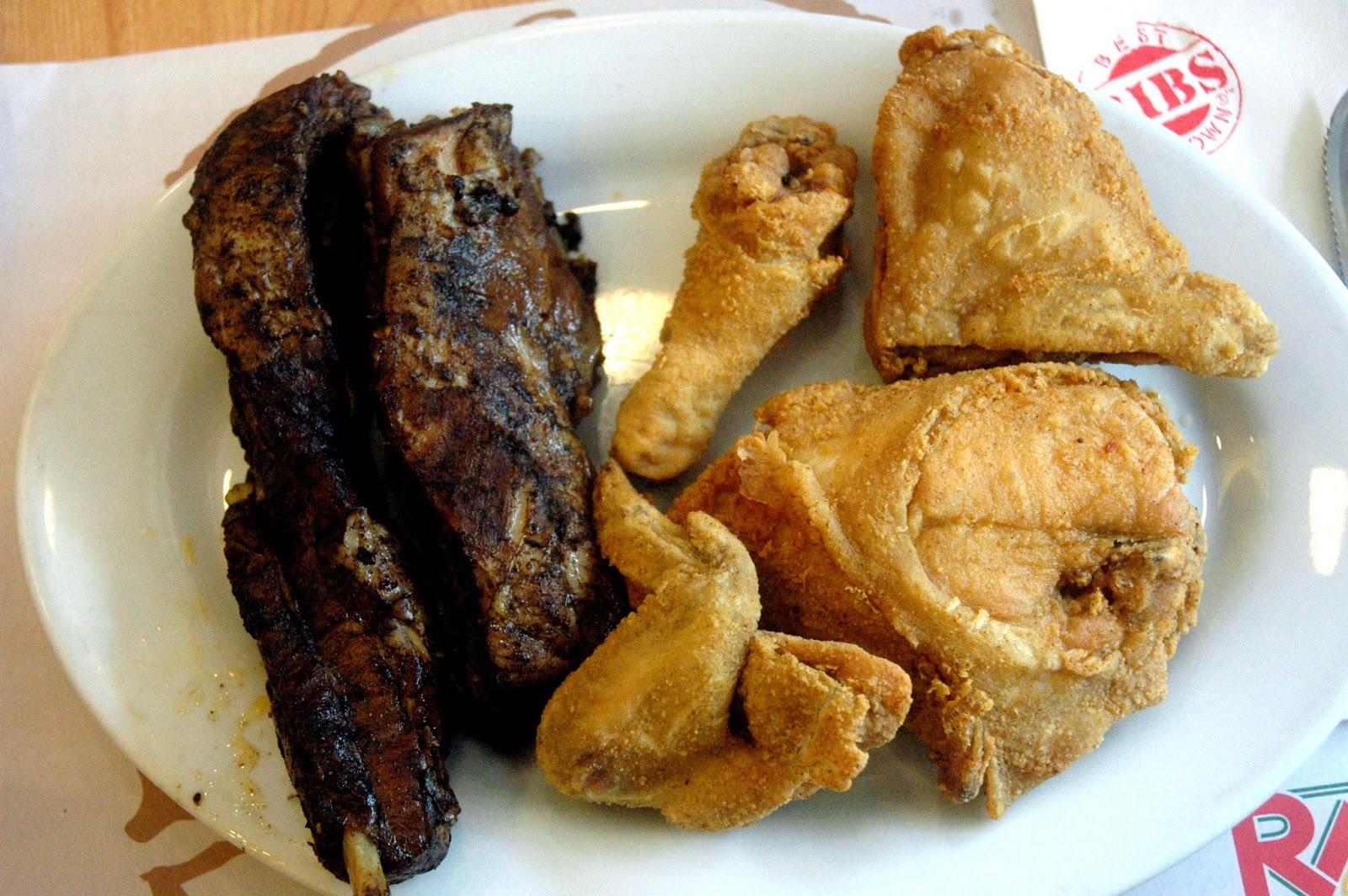 DUDE FOR FOOD: The Southern Favorites Platter at Racks