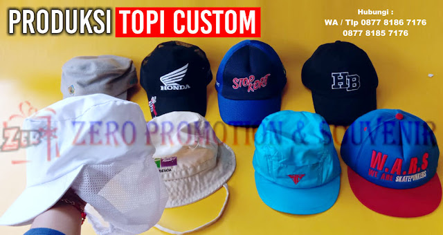Produksi Topi custom | Buat topi custom Promosi | zeropromosi ...