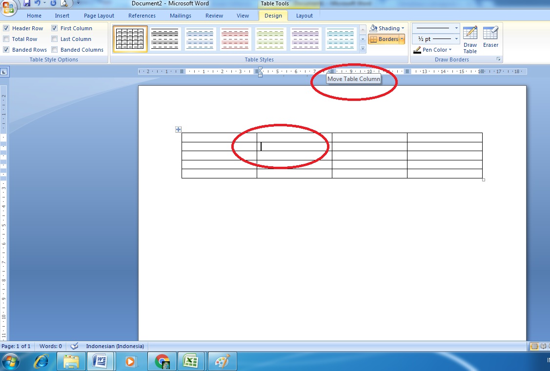 BELAJAR: CARA MEMBUAT TABEL PADA MICROSOFT WORD
