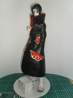 Akatsuki Itachi Uchiha Papercraft | Papercraft Free Download And Paper ...