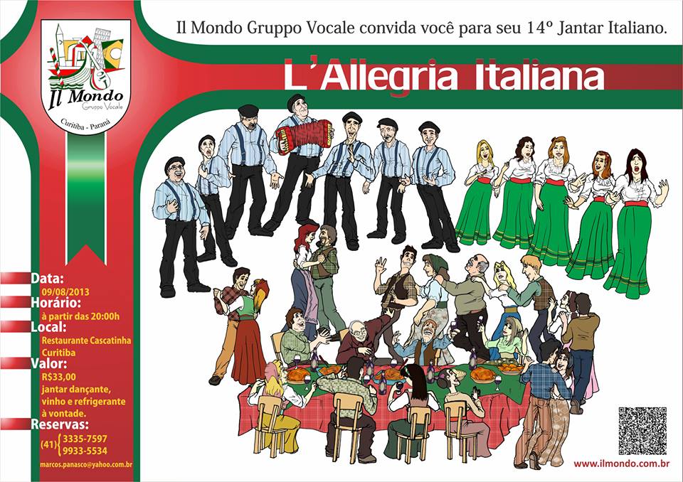 Blog do Ale' Italia: 14º jantar italiano