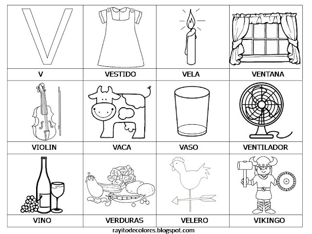 Objetos que se empiezan con la letra v - Imagui