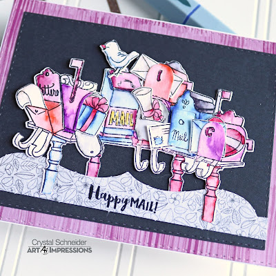 Art Impressions Blog: Happy Mail Cards by Crystal