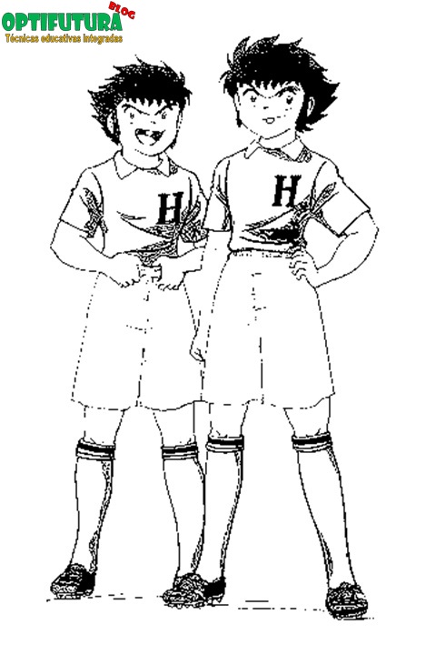 Capitán Tsubasa (Oliver y Benji) [Dibujos para colorear] ~ Optifutura