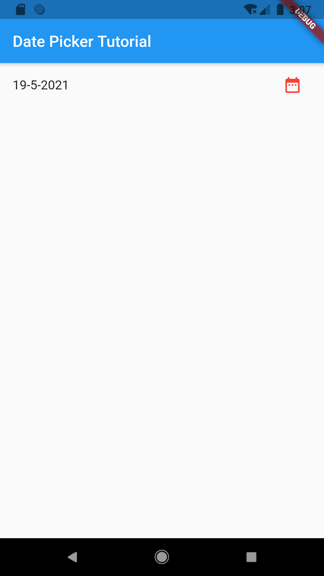 D.Tech Academic: Date Picker in Flutter