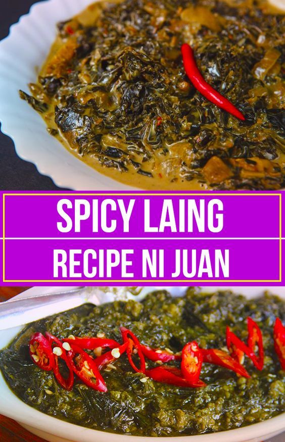 LAING RECIPE - Special Recipe
