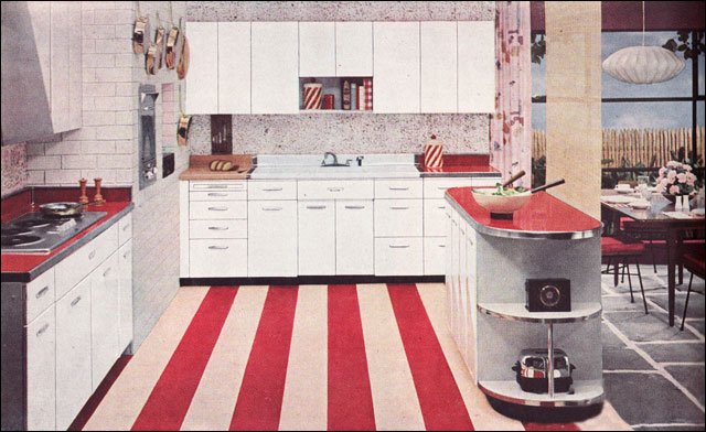 20 Wonderful American Kitchen Designs From the 1950s ~ Vintage Everyday