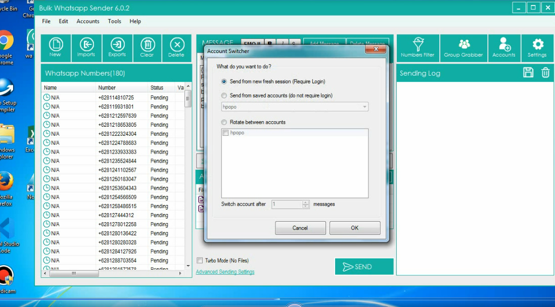 WHATSAPP SMART BLASTER | WA BLASTER | BULK WHATSAPP SENDER - wa sender