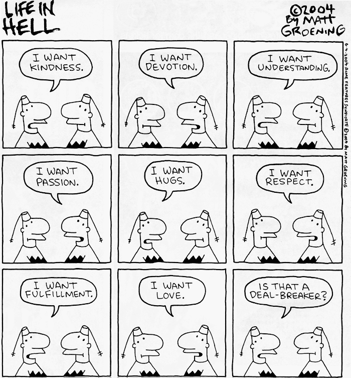 Bongo's Ultimate Life in Hell Archive : Life in Hell 2004 Archive