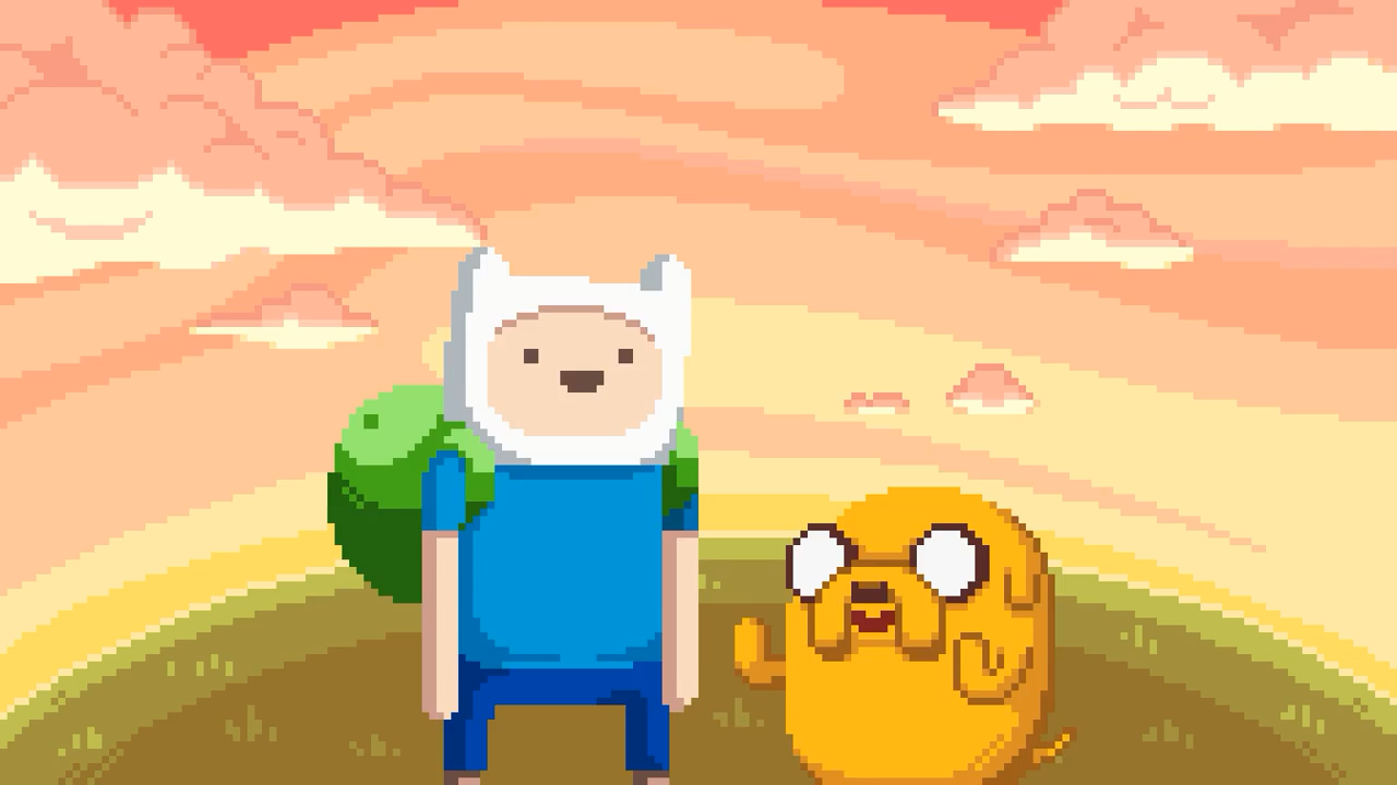 Adventure Time - Pixel Cartoon