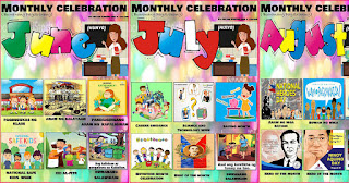 MONTHLY CELEBRATIONS (New Designs) Free! - Teachers Click