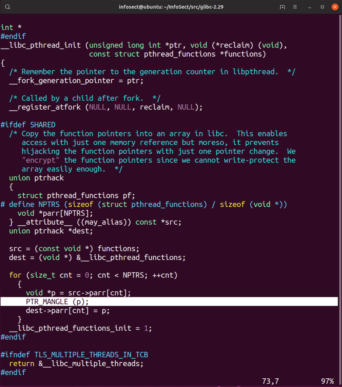 Bypassing Pointer Guard In Linux S Glibc