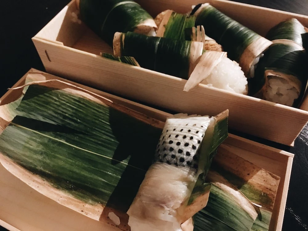 Sasamaki Kenuki Sushi, one of the oldest sushi shops in Tokyo