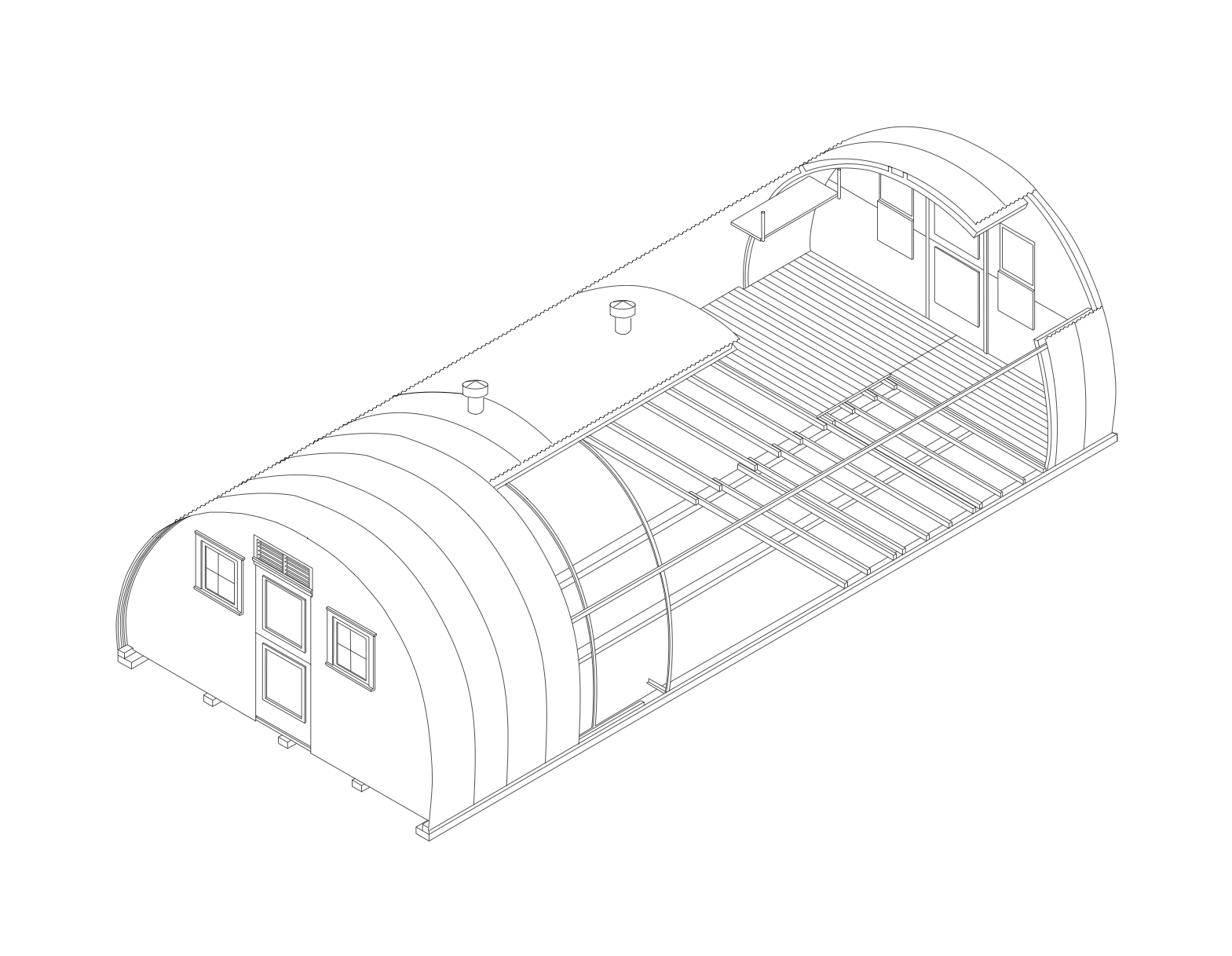 United States Navy: Quonset Huts: Quonset Hut