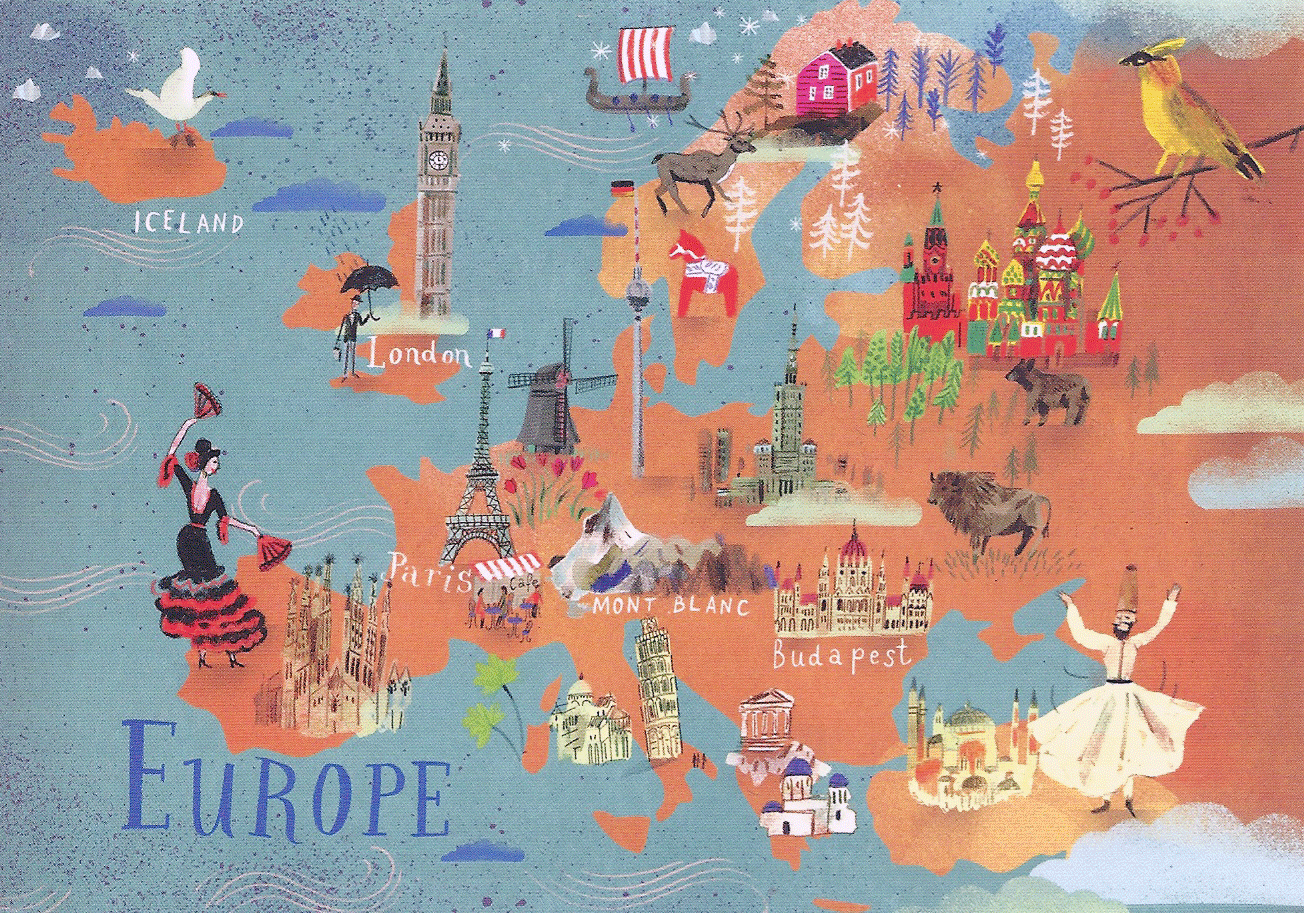 Postcards from my Mailbox: Europe