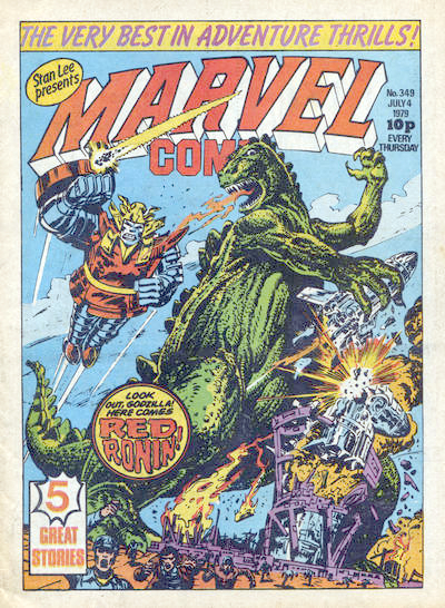 Steve Does Comics: July 4th, 1979 - Marvel UK, 40 years ago this week.