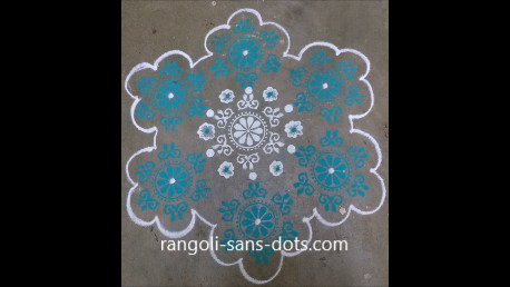 Sunday Monday kolam Tuesday kolam