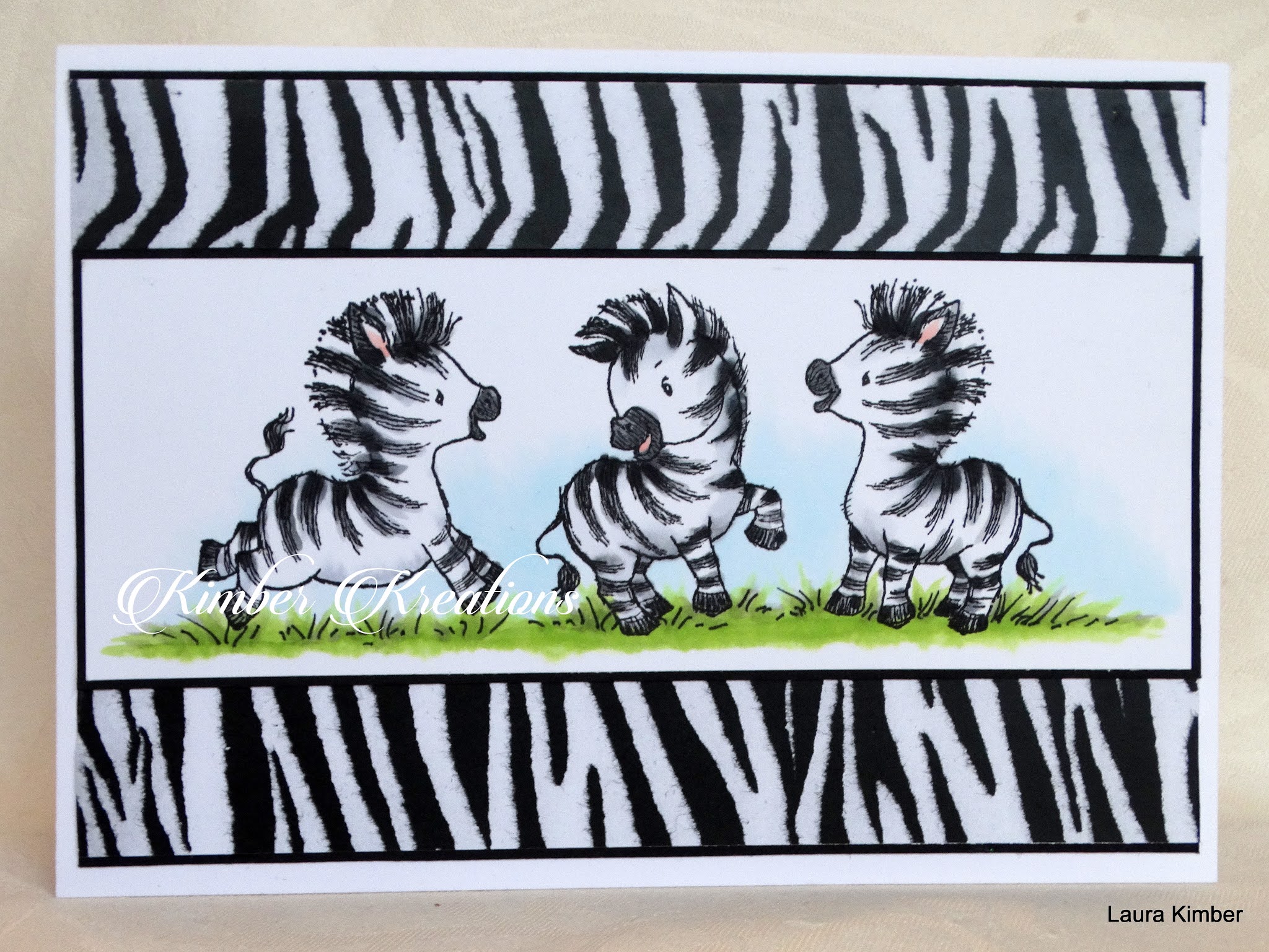 Kimber Kreations: Zany Zebras