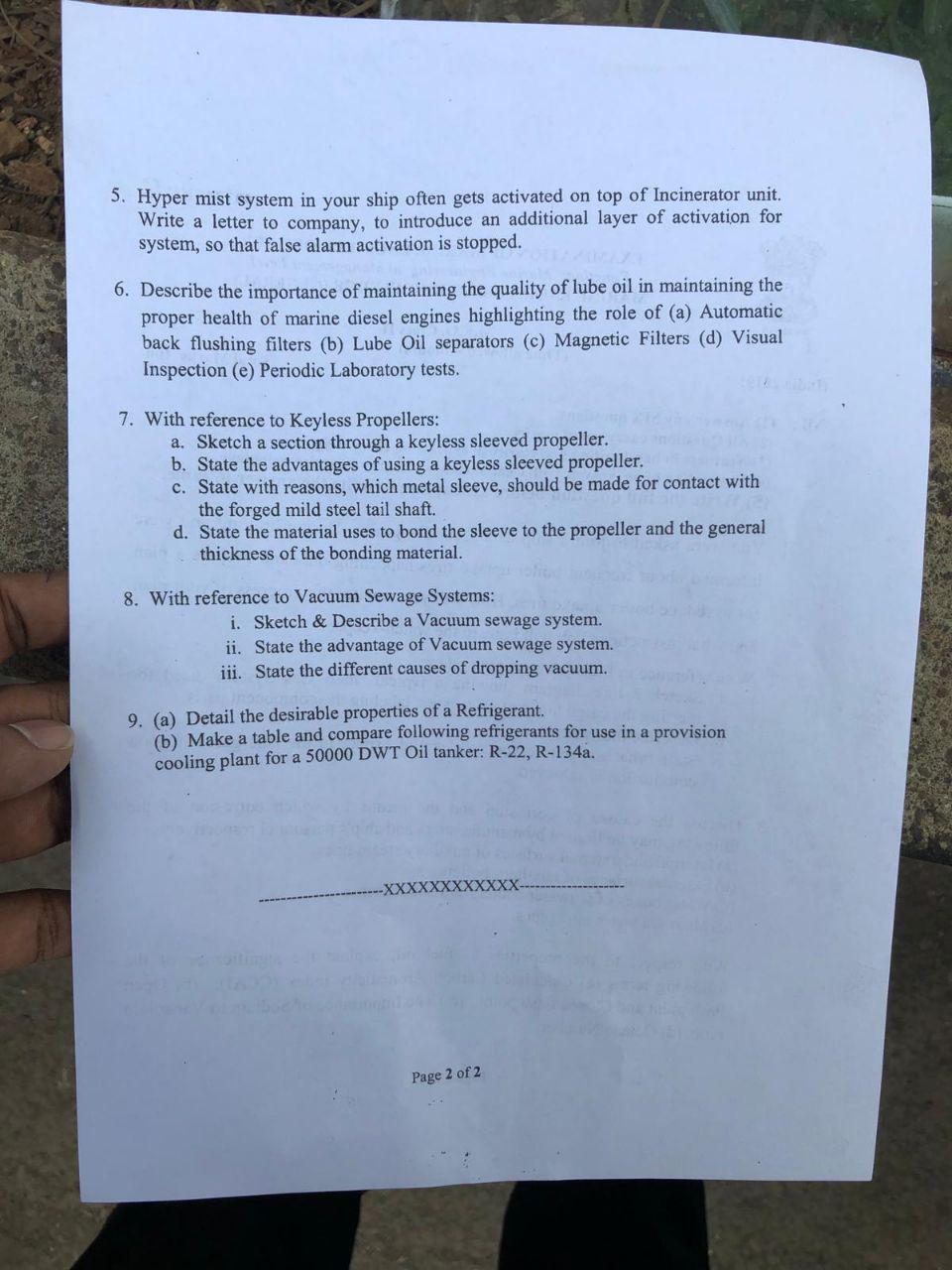 General 📓📚- MEO Class 2 Papers