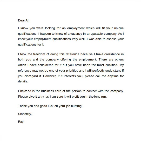 Ltc Letter Of Recommendation Template ~ Resume Letter