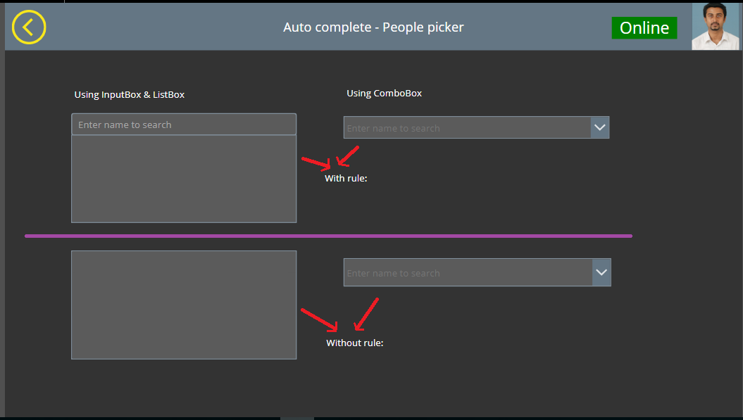 People picker Control in PowerApps