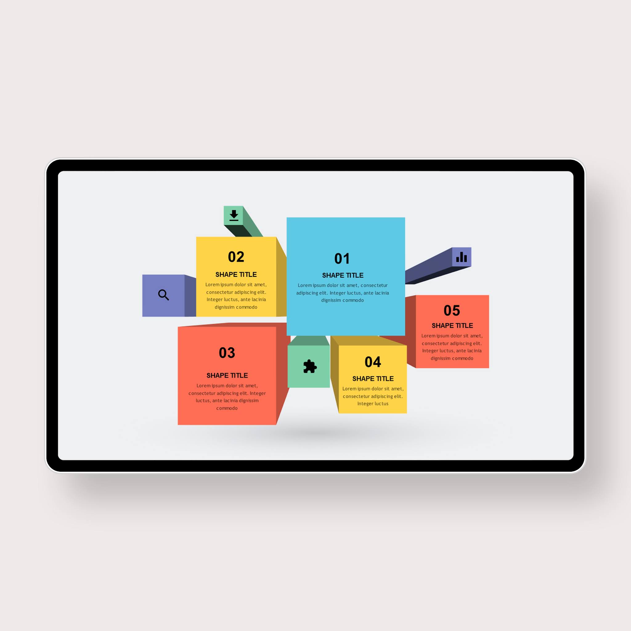 Multiple Top View PowerPoint Templates - PowerPoint Free