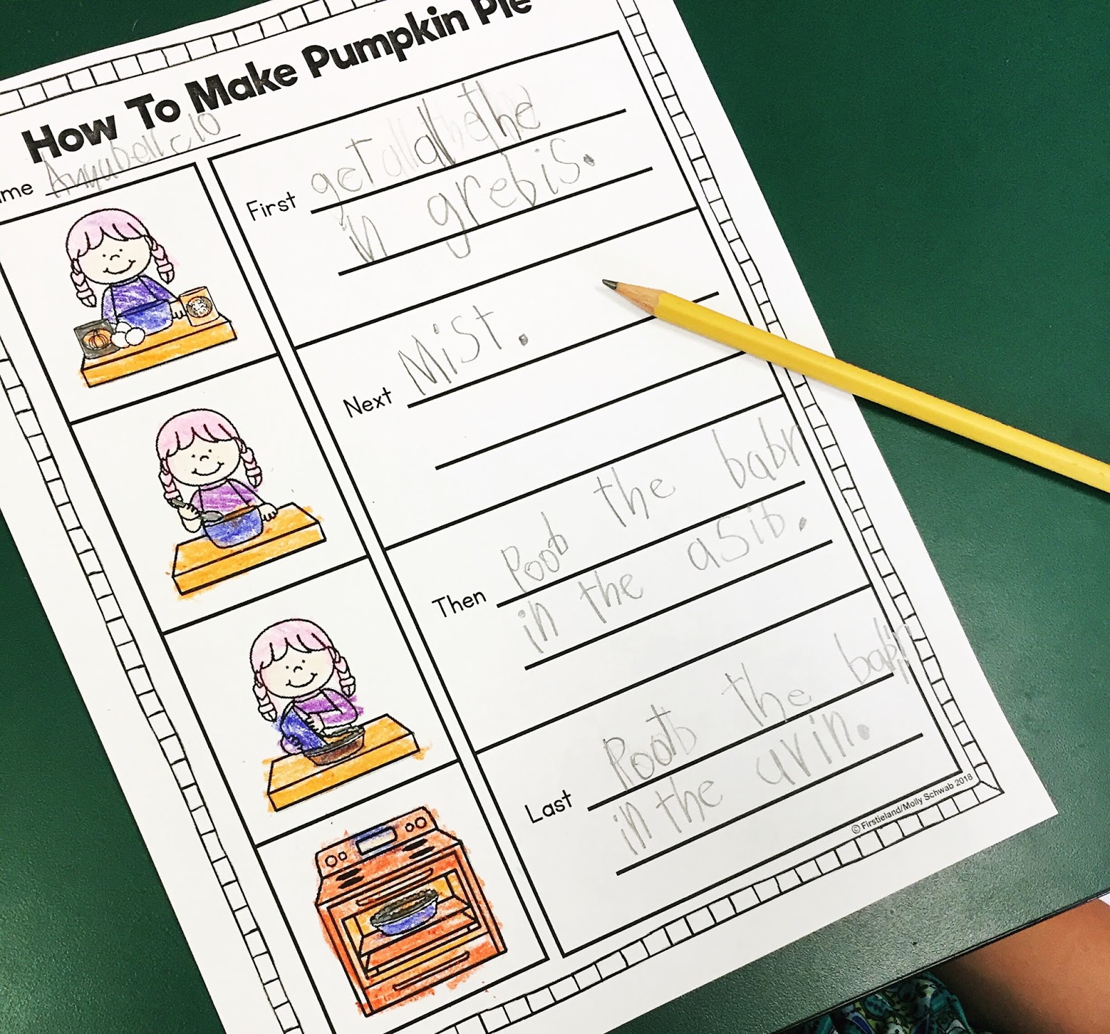 Pumpkin Writing Activities - Firstieland - First Grade Teacher Blog