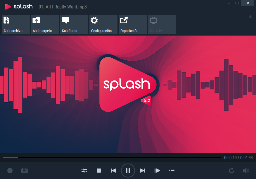 Splash 2.7.0 - Un reproductor de audio y video HD/4K de nueva generación | AccionGlobalXSoft ...