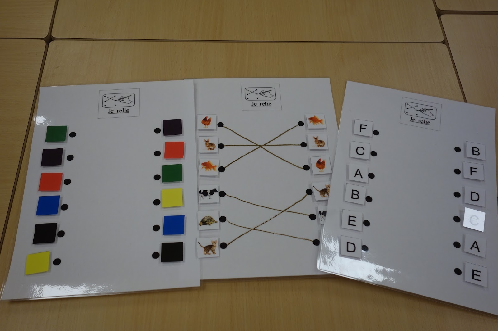 idéesautisme: Apprendre à relier deux éléments