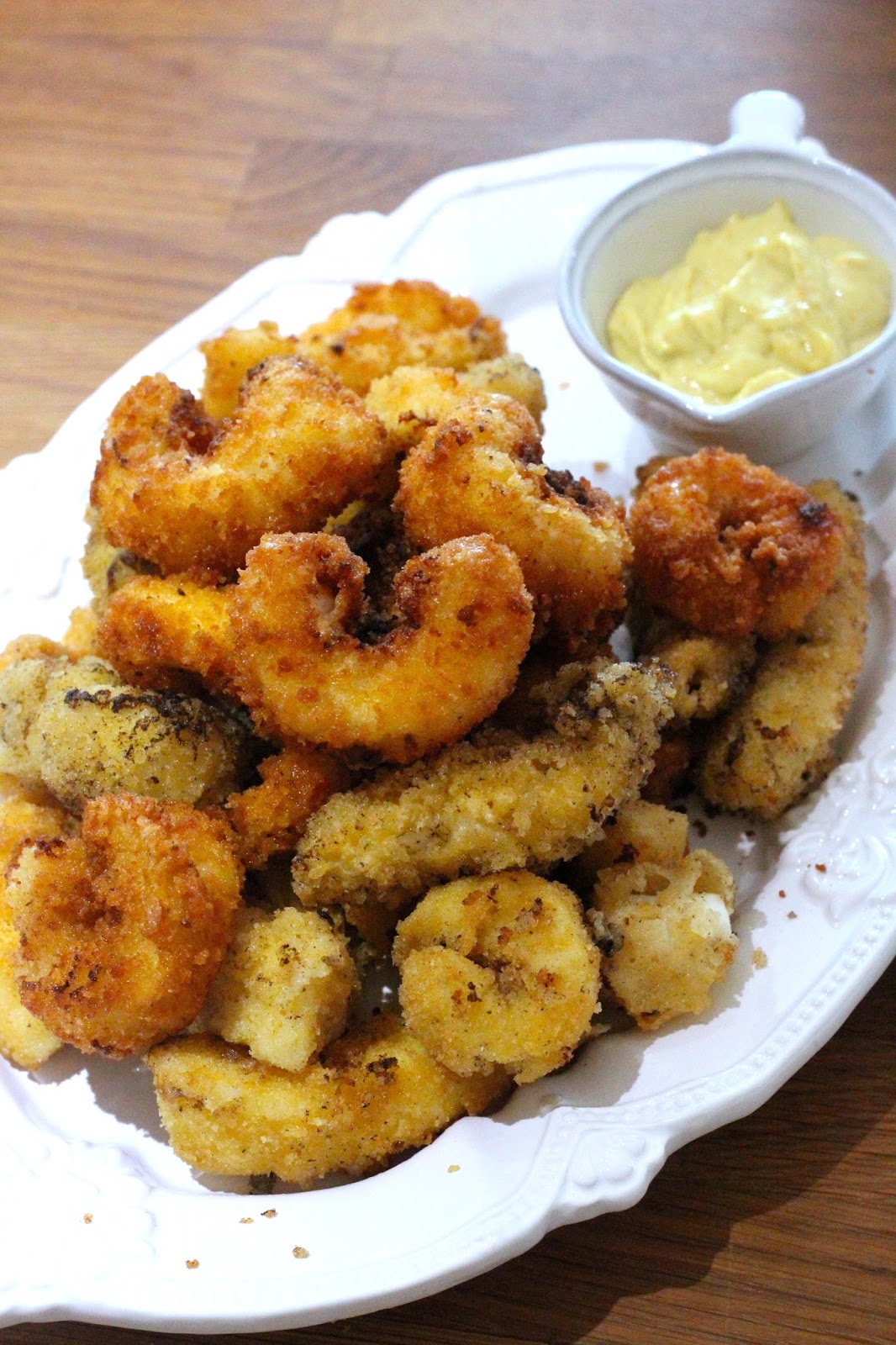 Choco Panado com Maionese de Caril - Comida