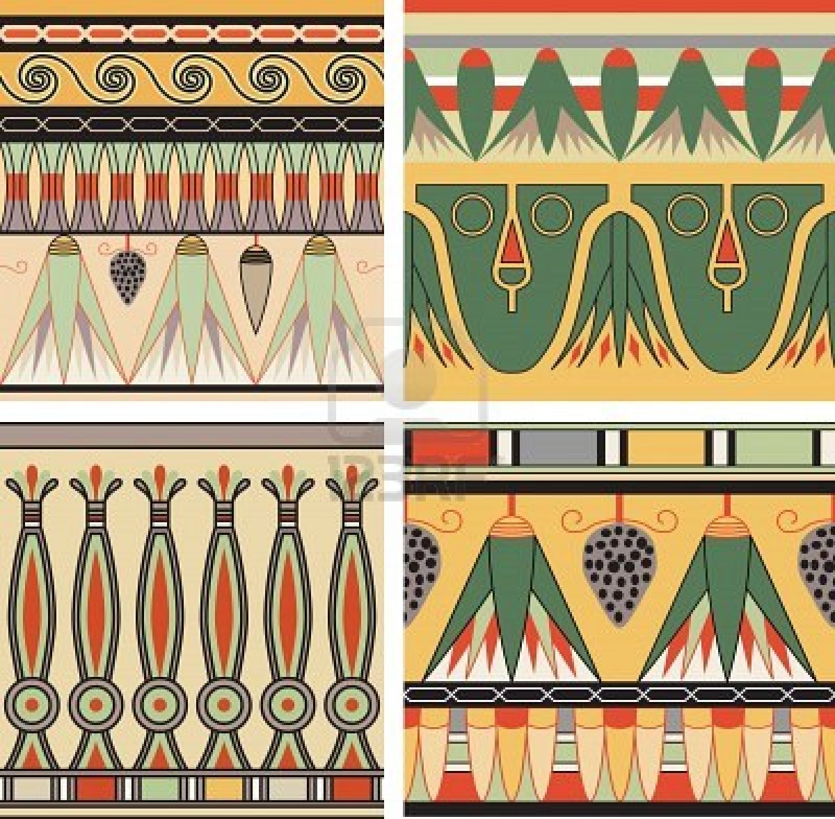 Egyptian Geometric Designs