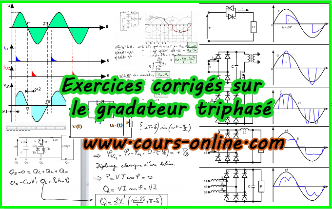 exercice corrigé onduleur monophasé