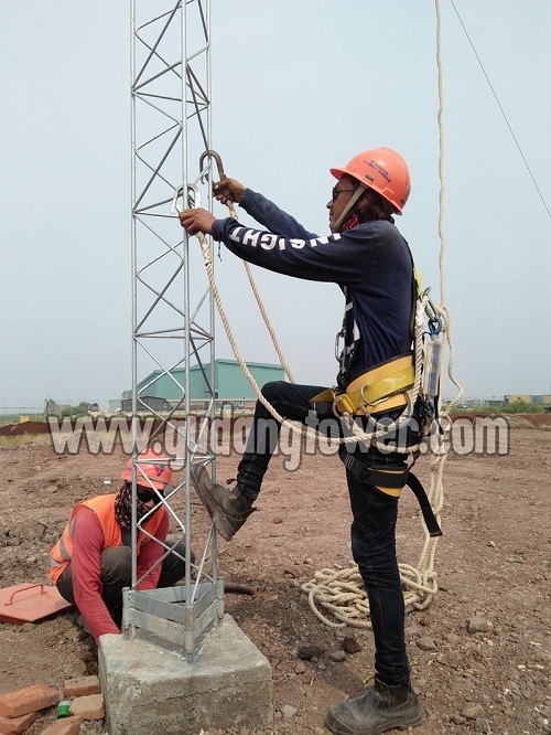 Cara Memasang Tower Triangle | GudangTower