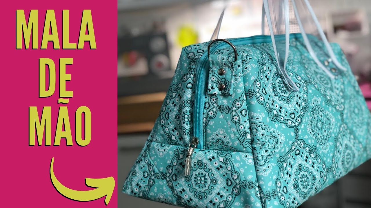 Como Fazer Mala de Mão de Trapézio para Vender - Molde para Artesanato ...