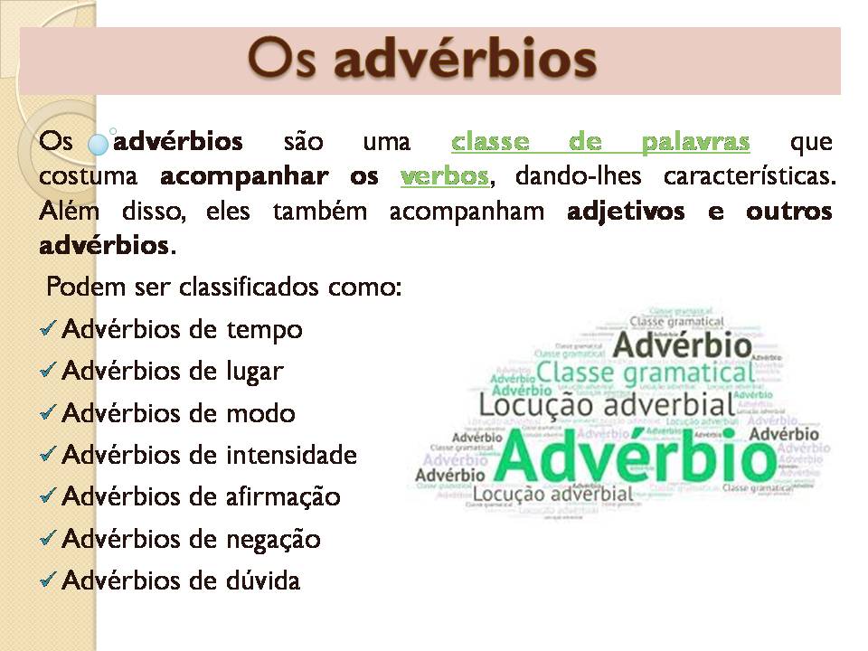 Textos Para Trabalhar Advérbios - NAZAEDU