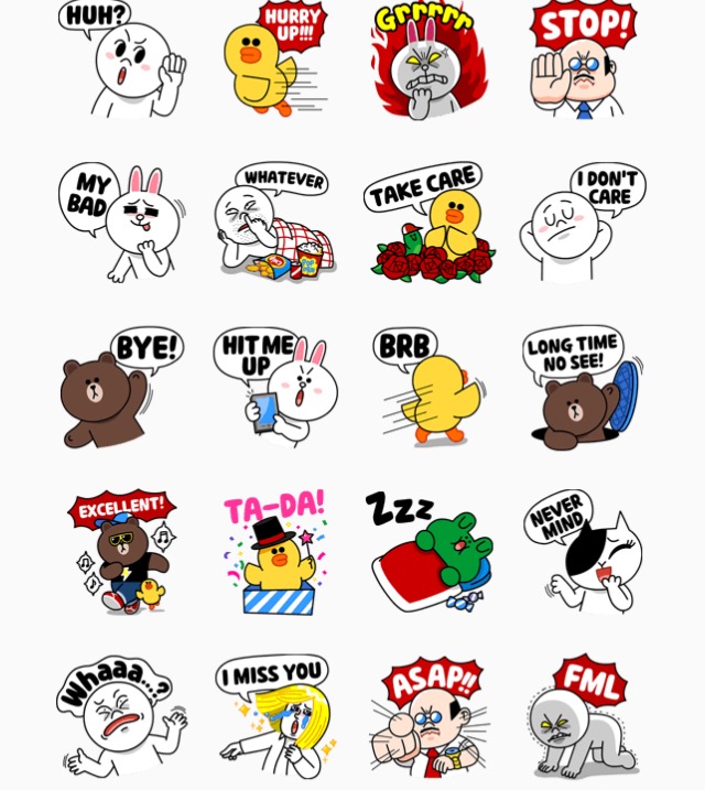 LINE Stickers Community: Free- LINE characters : Love U sticker