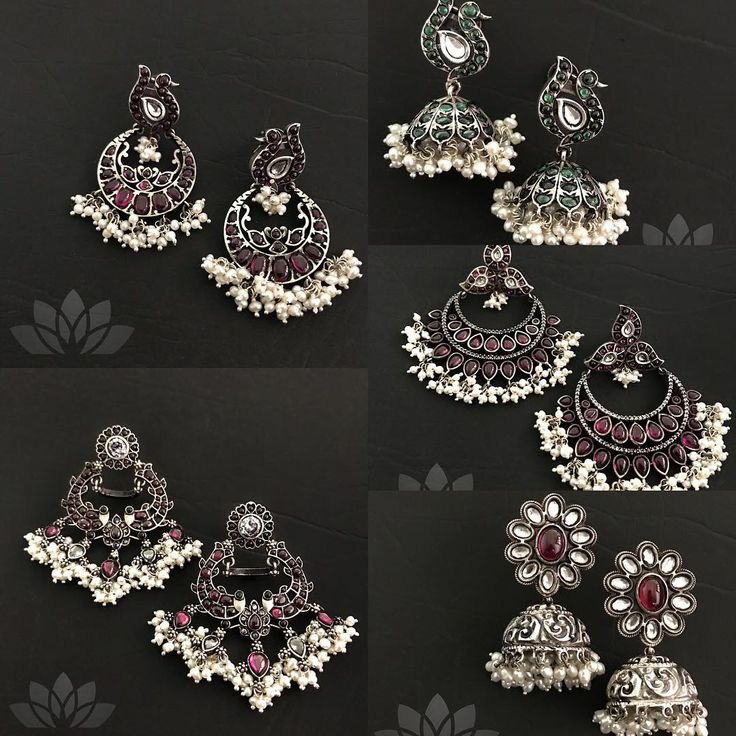 Silver earrings sets