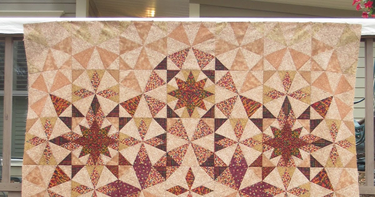 Julie's Quilts and Costumes: Alaska Quilt Top