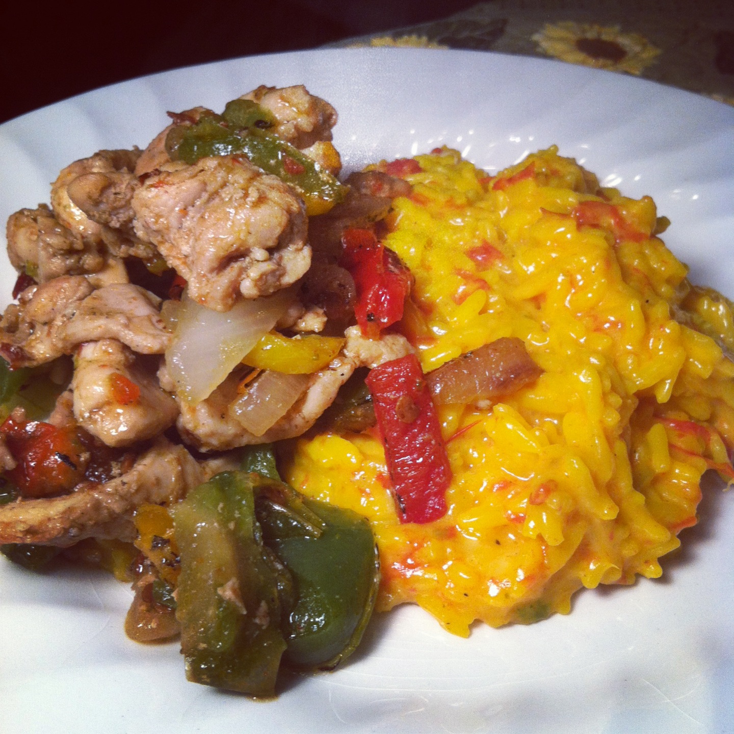 Jenny Mac's Lip Smack: Cheesy Chicken and Yellow Rice