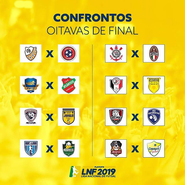BLOG DO ILIVALDO DUARTE: OS CONFRONTOS das oitavas de fina na LNFl BLOG DO ILIVALDO DUARTE: OS CONFRONTOS das oitavas de fina na LNFl