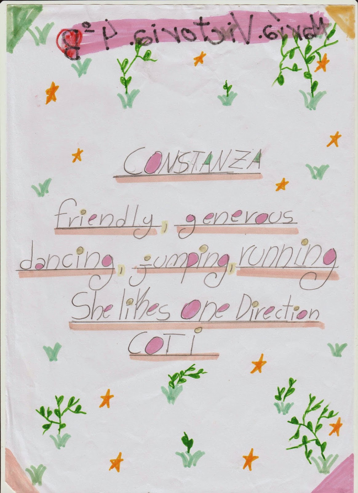 4th grade English class : Friendship: Cinquain poems written by kids