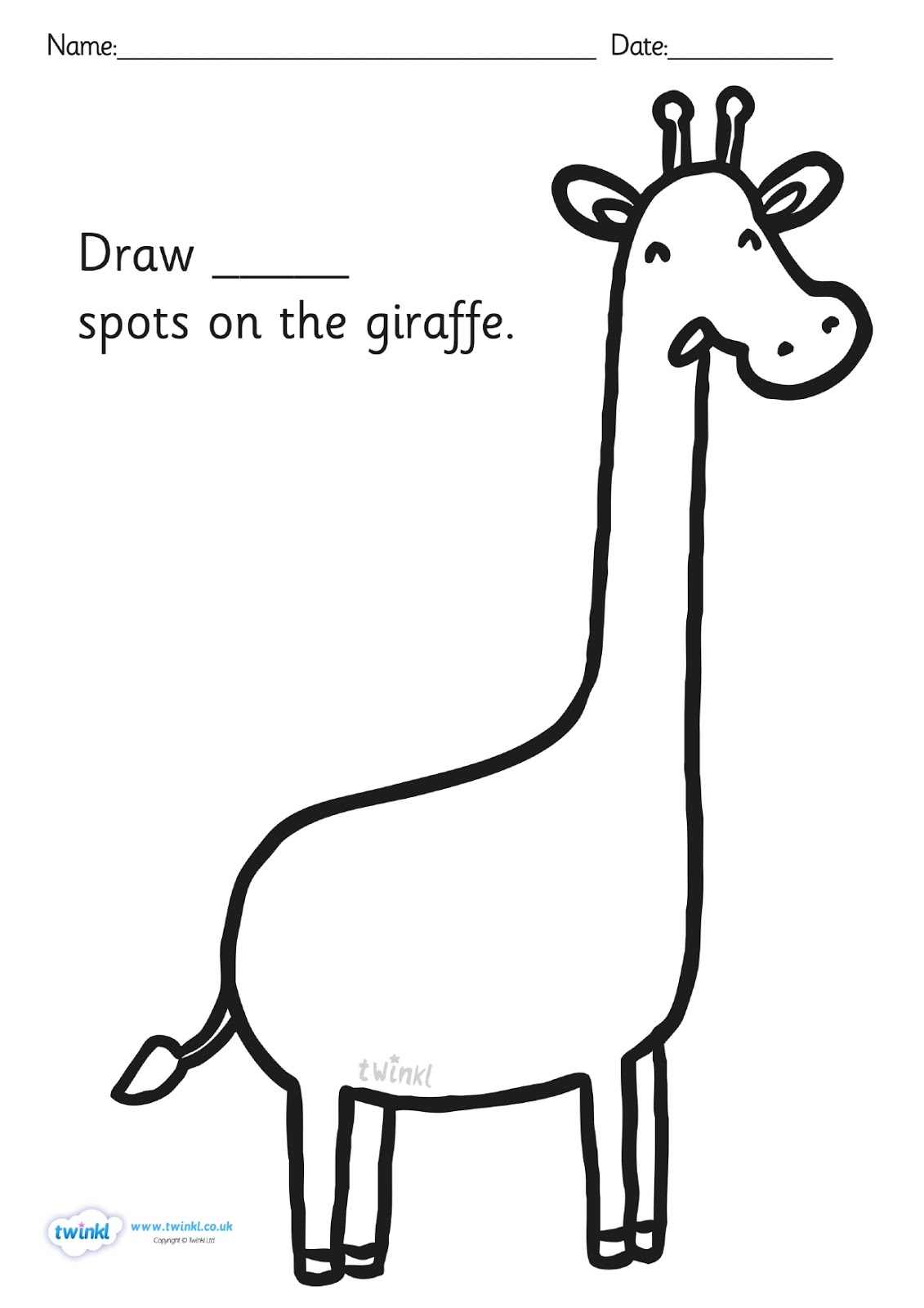 Kids 5: CHOOSE A GIRAFFE ACTIVITY YOU HAVE 3 DIFFERENT ONES.