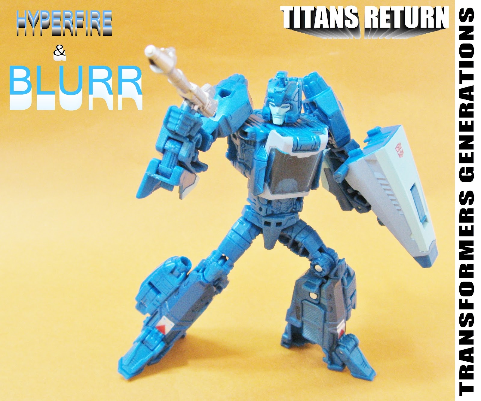 TRANSFORMERS Generations Titans Return Deluxe class Hyperfire & BLURR ...