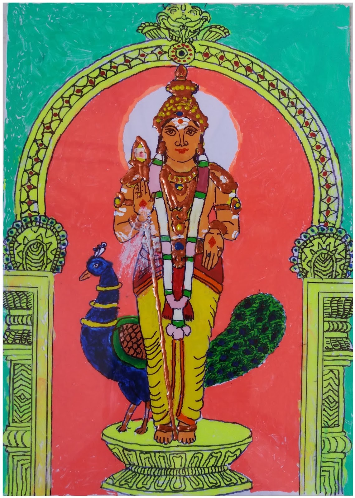 Paintings: Muruga / Kartikeya
