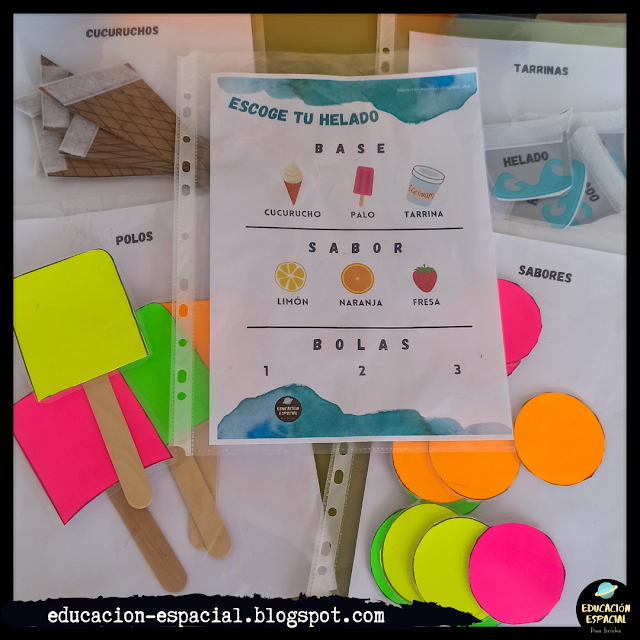 Escogemos y hacemos nuestros helados