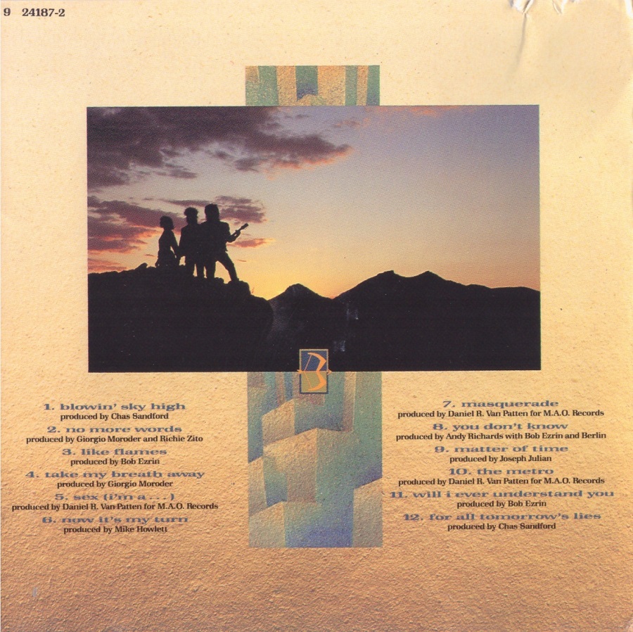 On The Road Again: Berlin "Best Of Berlin 1979-1988"