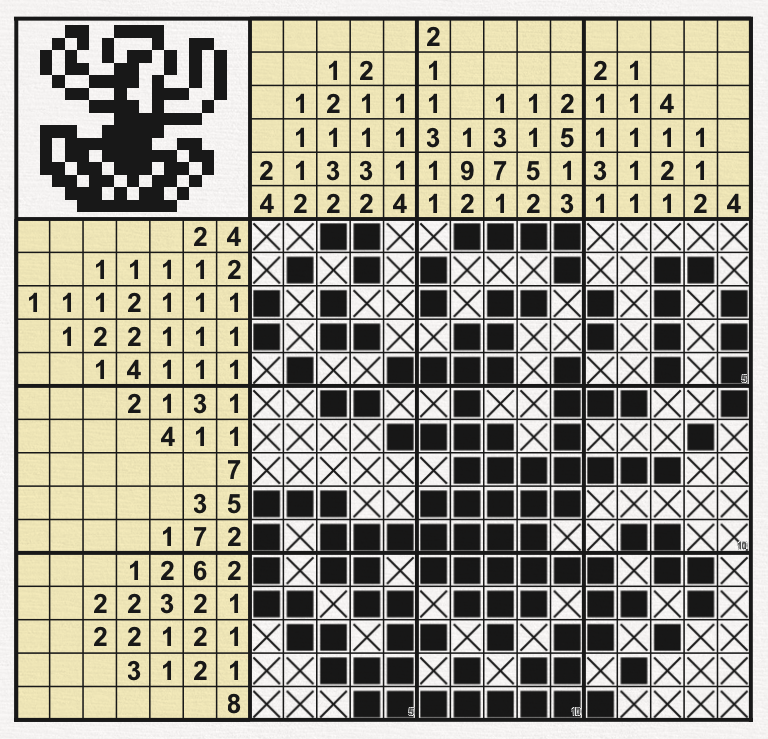 Nonograms Katana Solutions: May 2016