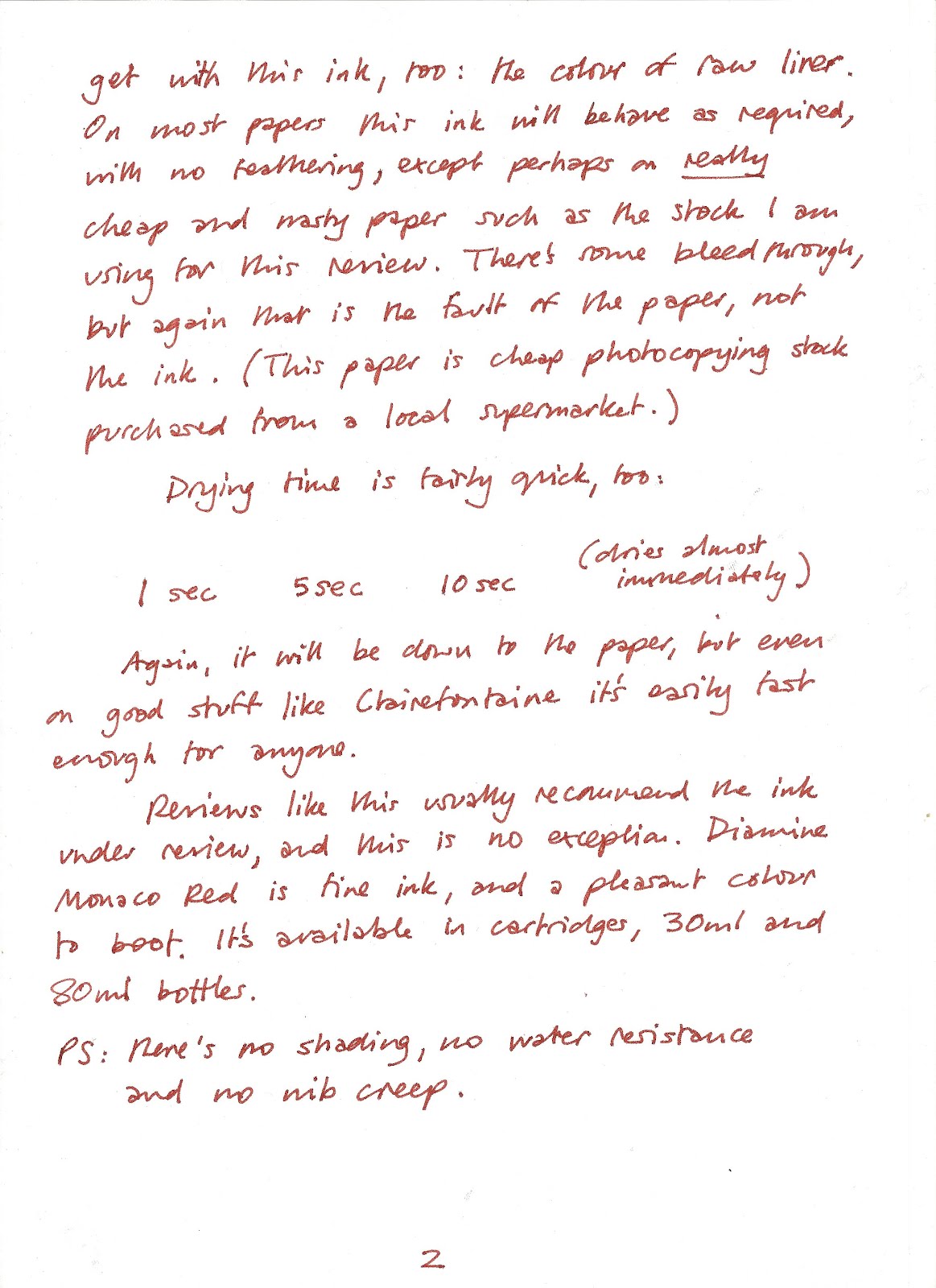 Stationery Traffic Diamine Monaco Red stationery-traffic-diamine-monaco-red
