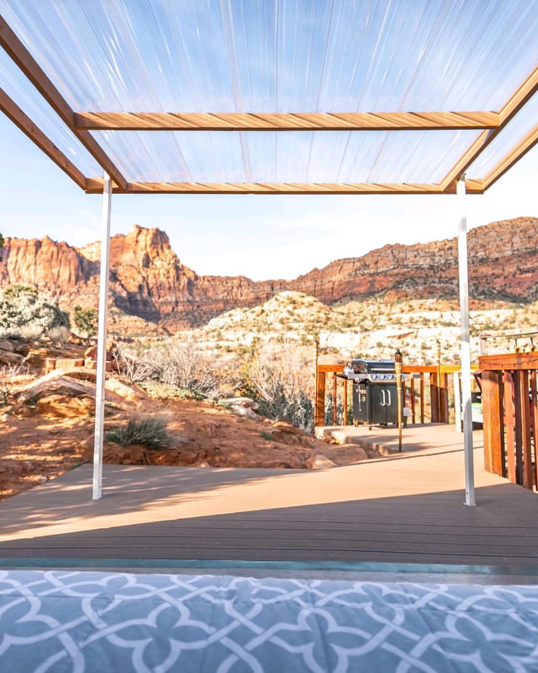 This one is super unique and is an A-frame cabin situated just under an ...