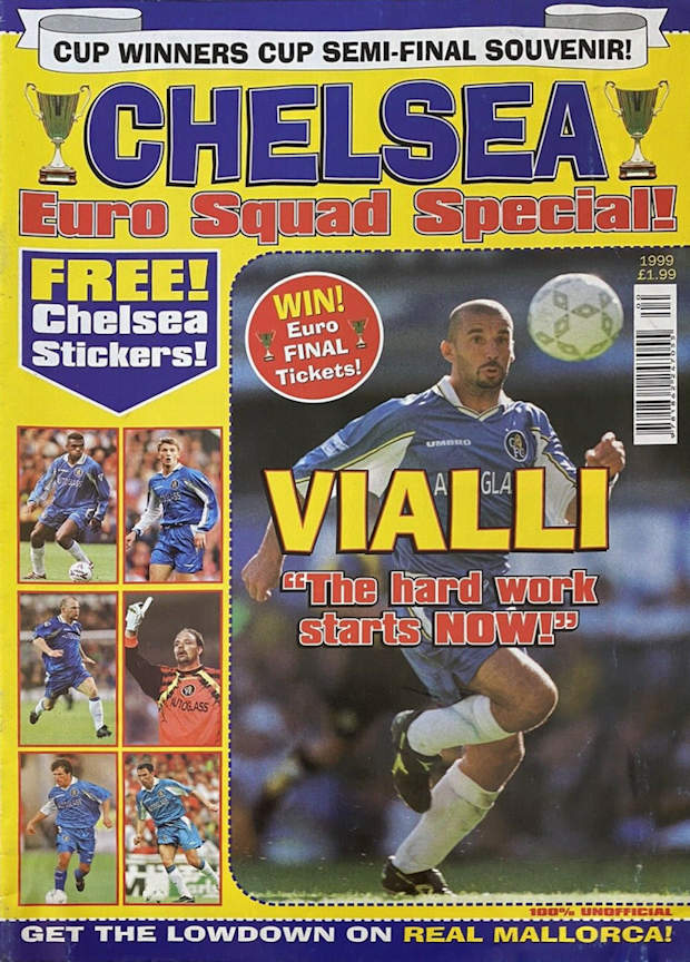 Football Cartophilic Info Exchange: Chelsea Euro Squad Special 1999 ...